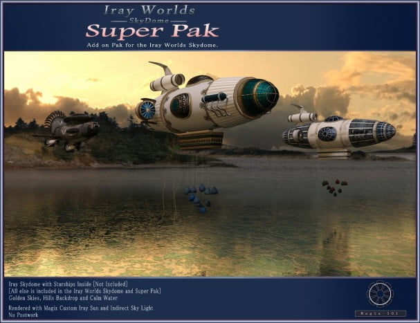 Iray SkyDome Super PAK ⋆ Freebies Daz 3D