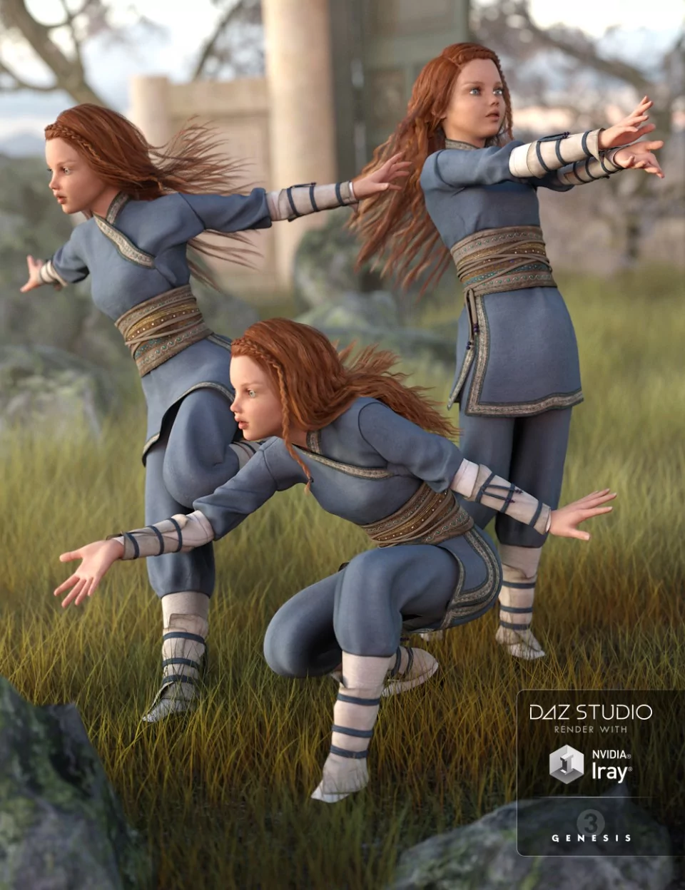Champion Poses For Tween Julie 7 ⋆ Freebies Daz 3d