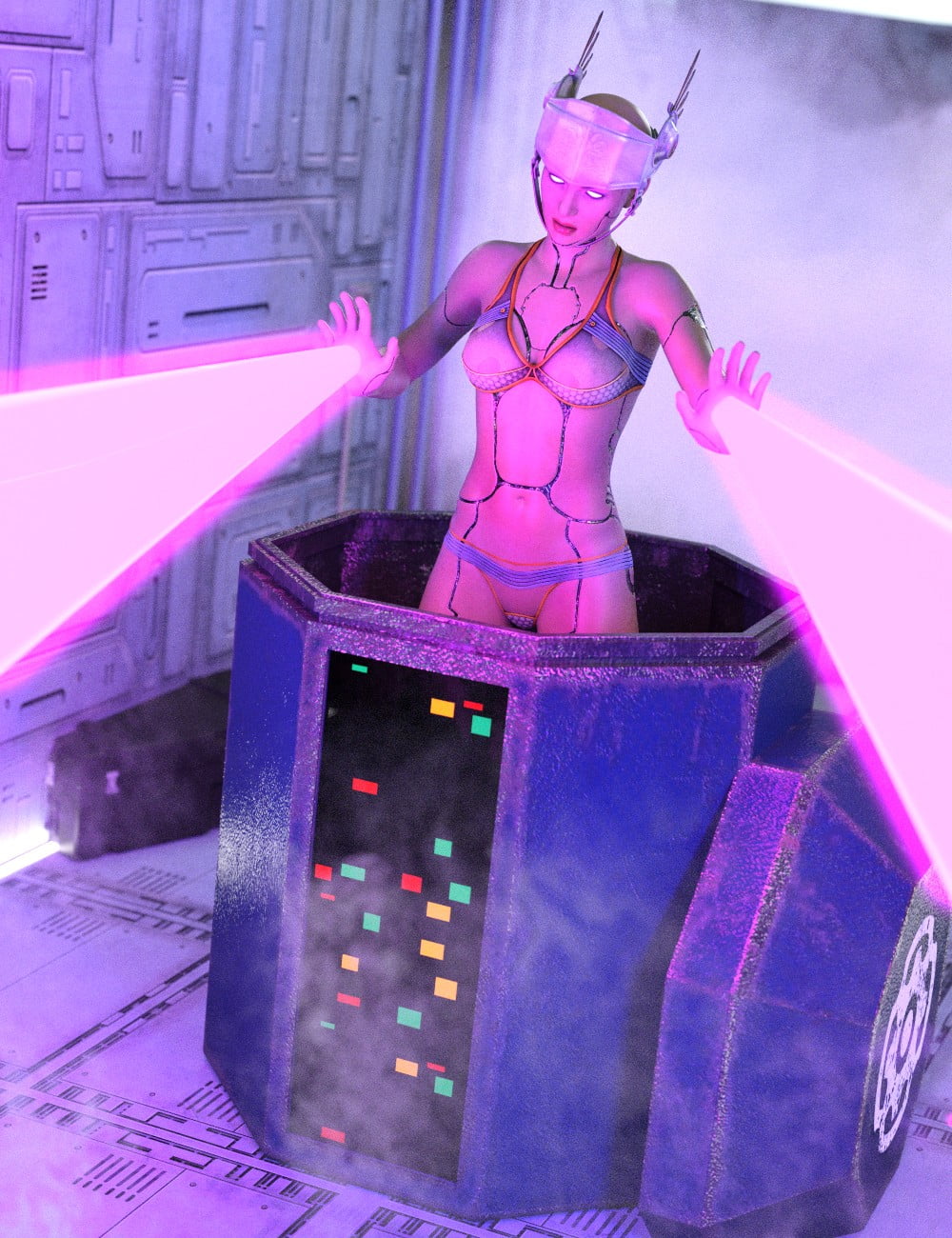 SY Energy Beams Iray ⋆ Freebies Daz 3D