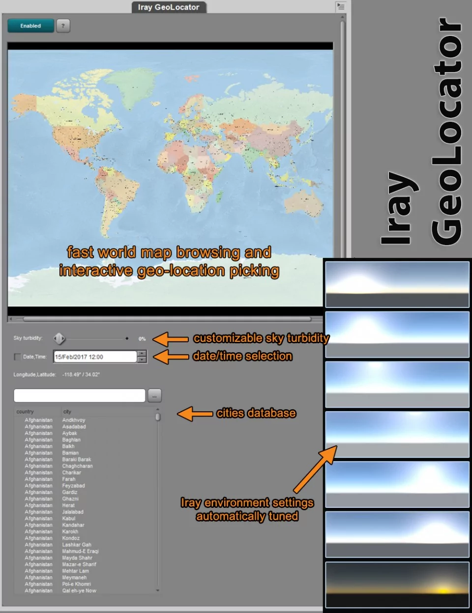 Iray GeoLocator ⋆ Freebies Daz 3D