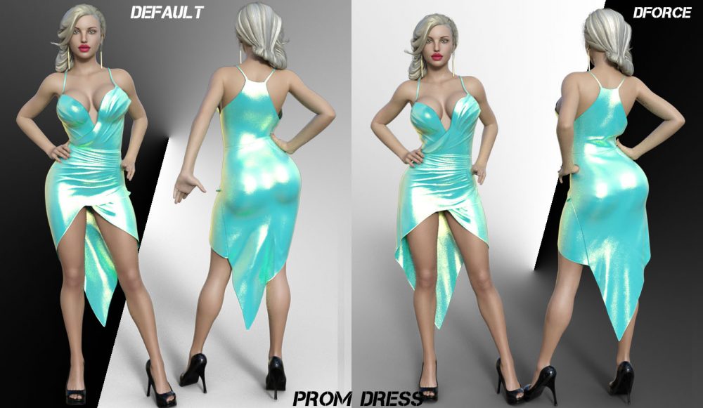 dforce Prom Dress G8F/G8.1F ⋆ Freebies Daz 3D