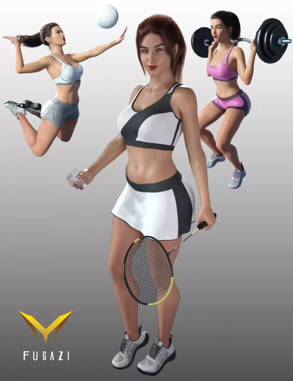 FG Sports Equipment Props ⋆ Freebies Daz 3D