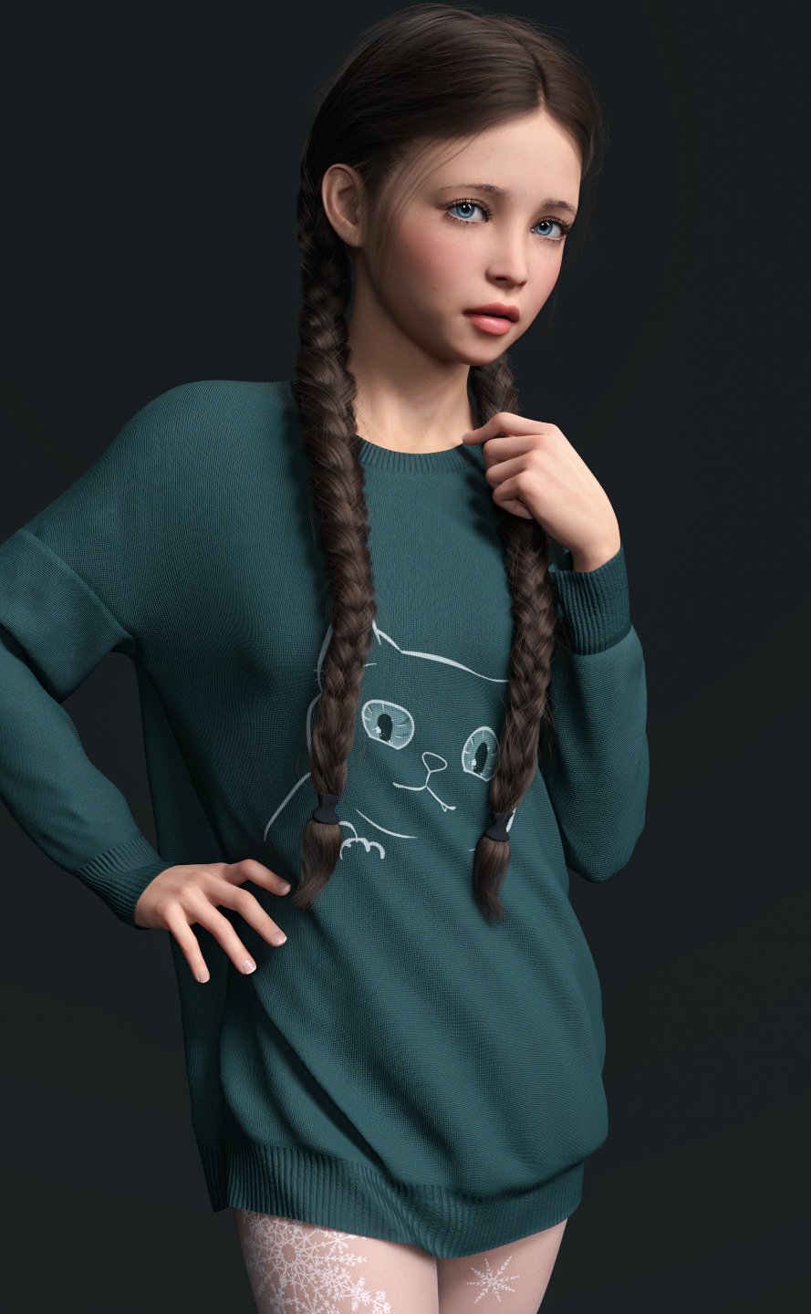 Aspen Character Morph For Genesis 8 Females ⋆ Freebies Daz 3D