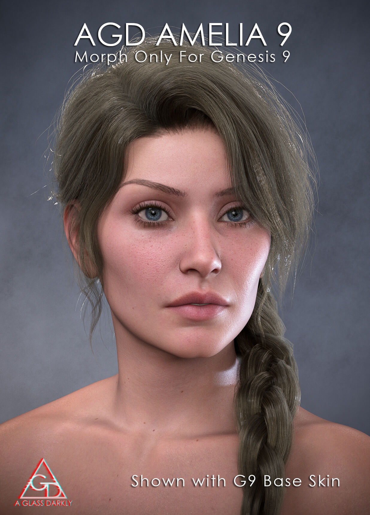 AGD Amelia Character Morph for Genesis 9 ⋆ Freebies Daz 3D